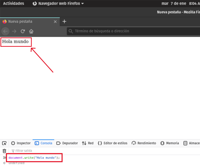 3 maneras de crear un hola mundo en javascript | Ney