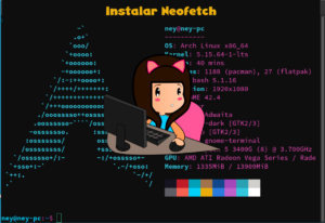 Instalar Neofetch en Debian, Ubuntu y Arch | Ney